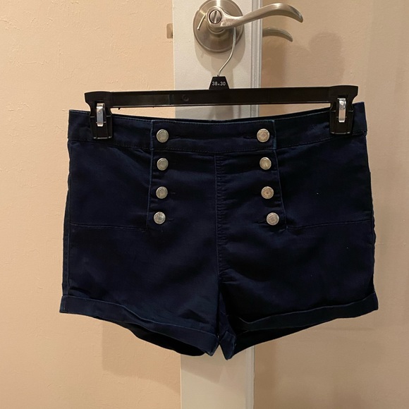 Almost Famous | Shorts | Almost Famous Size 9 Navy Blue High Waist ...